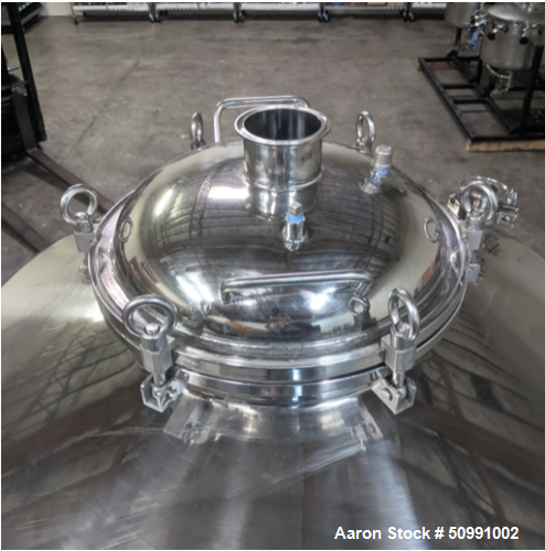 Used Stout Tanks Stainless Steel Tank. Approximate 180 Gallon. Single