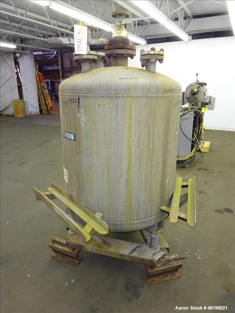 Used Brighton Tank, Approximate 150 Gallon, 304 Stainless Steel, Vert