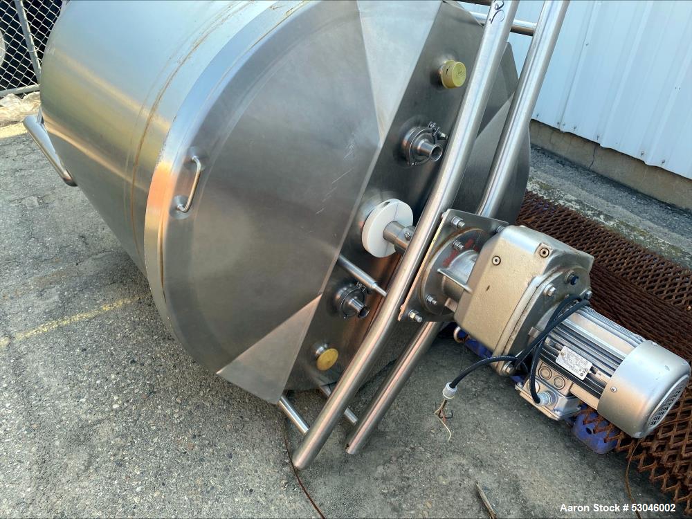 Used-Feldmeier Mix Tank, 400 Gallon, Stainless st