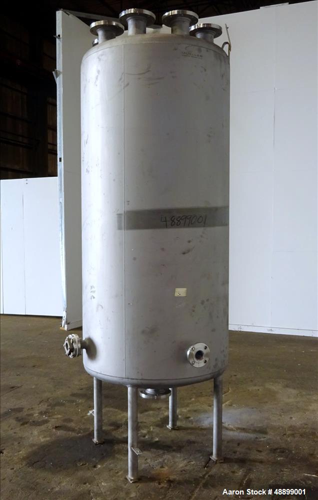 Used Paul Mueller Tank, 355 Gallon, Model F, 304 Stainless Steel, Ver