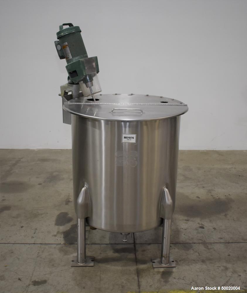Used Perma-San 95 Gallon Mix Tank, Model 95 Gallon JOVS, 316 Stainles