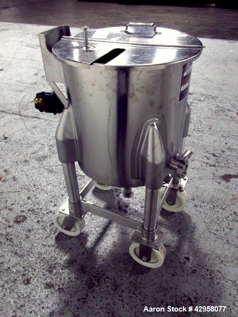 Used- Perma-San Tank, 15 Gallon, Model OVC. Stain