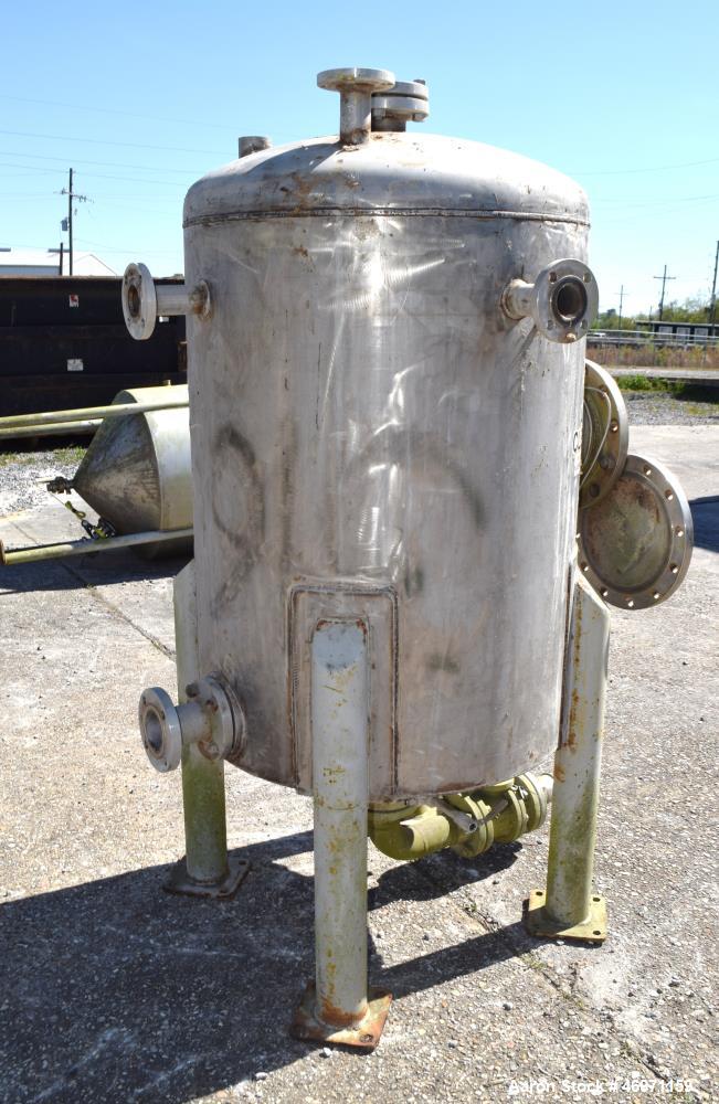 Used Thibs Machine & Welding Tank, 202 Gallon, 316 Stainless Steel, V
