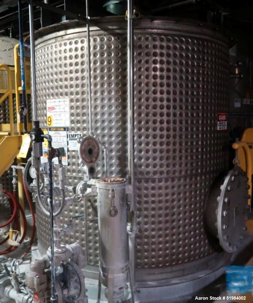 Used-316 stainless steel dimple jacketed mixing t