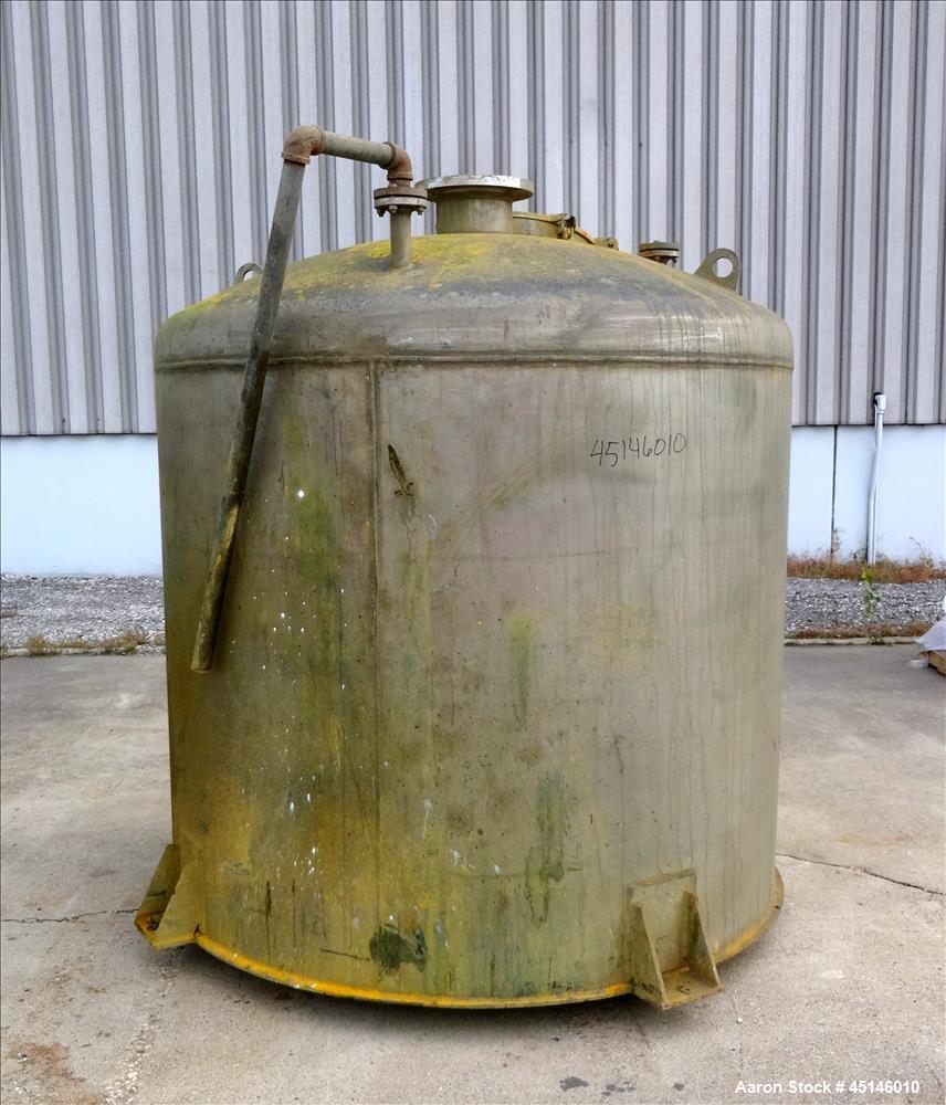Used Chicago Boiler Company Tank, Approximate 1,000 Gallon, 304 Stain