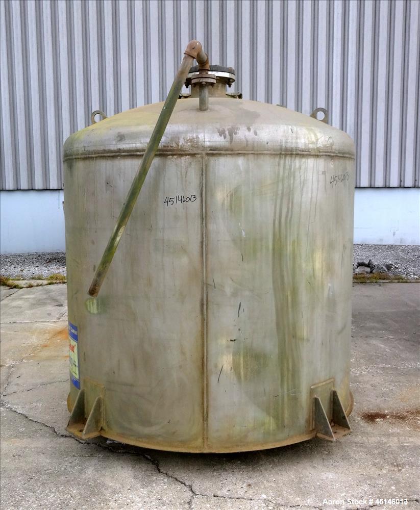 Used Chicago Boiler Company, Approximate 1,000 Gallon, 304 Stainless