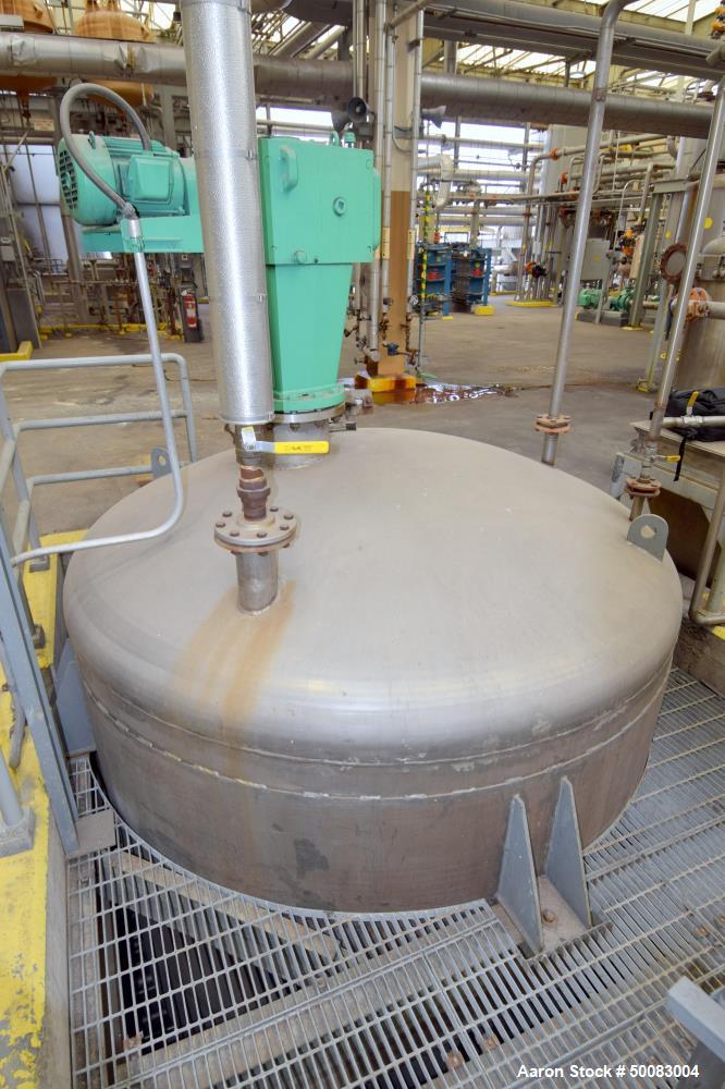 UsedMason Steel Tank, Approximately 2,500 Gallons, 316 Stainless Stee