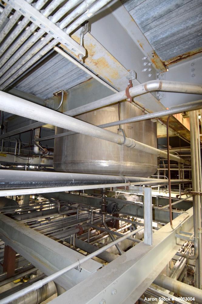 UsedMason Steel Tank, Approximately 2,500 Gallons, 316 Stainless Stee