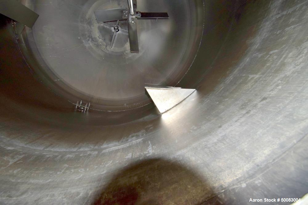 UsedMason Steel Tank, Approximately 2,500 Gallons, 316 Stainless Stee
