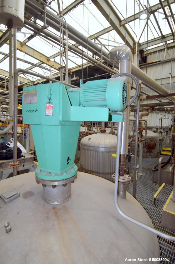 UsedMason Steel Tank, Approximately 2,500 Gallons, 316 Stainless Stee