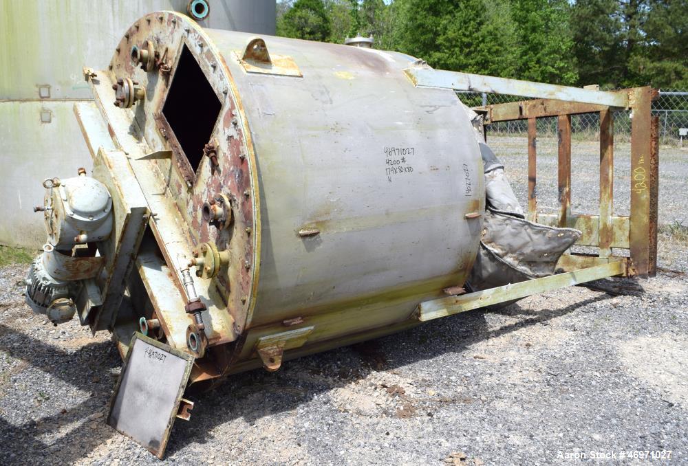 Used PEMCO Process Engineering & Machine Tank, Approximate 1000 Gallo