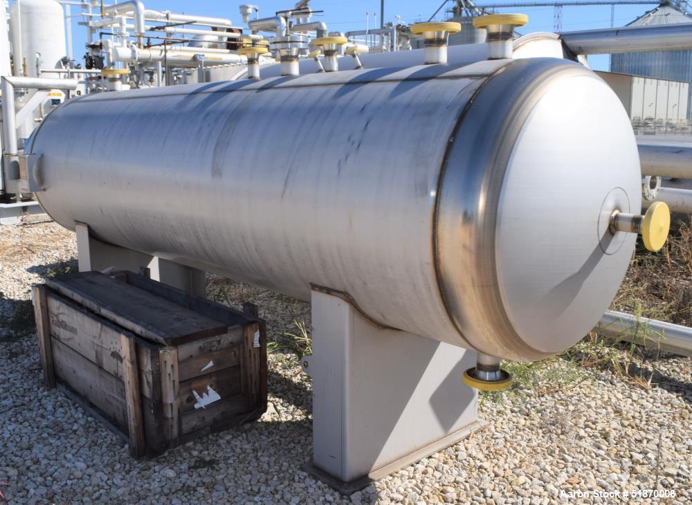 Unused- Apache Stainless Pressure Tank / Coalescer, 967 Gallon, 304L