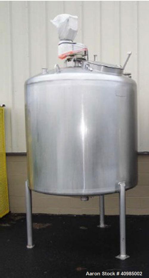 UsedWalker 304 Stainless Steel 500 Gallon Dual Agitation Tank, Model