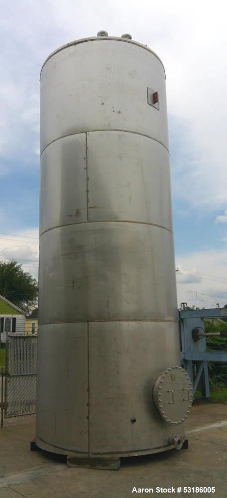 Unused- 8,000 Gallon Stainless Steel Tank. Approximate 96" diameter