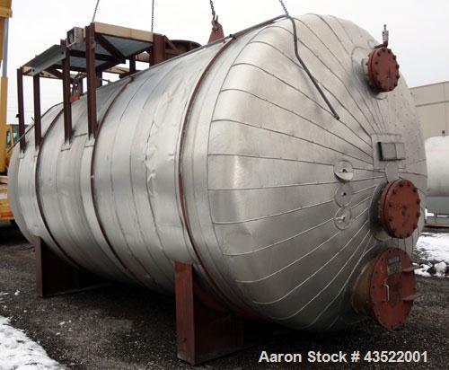 Used Dedert Filter Tank, Approximately 11,800 Gallon, 316 Stainless S