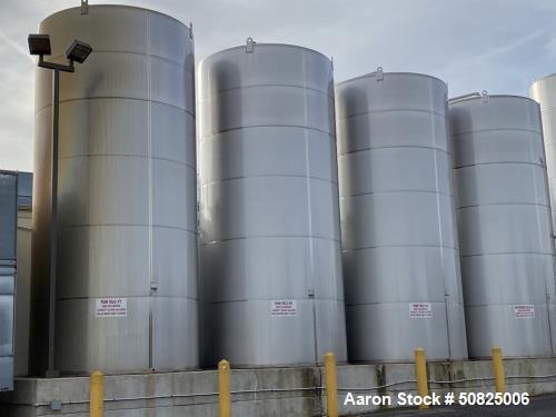 Used20,000 Gallon Vertical Mueller Silo, year 2005, Stainless steel e