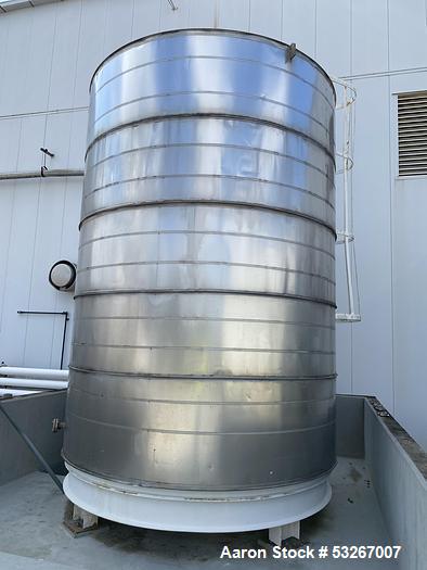 Used Reco Industries Inc. 8300 gallon 304 stainless steel vertical st