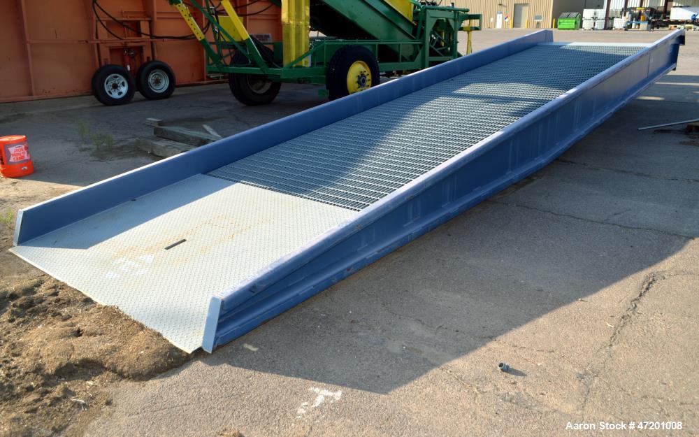 Used Bluff Manufacturing Portable Steel Yard Ramp, Model 20SYS8430, C