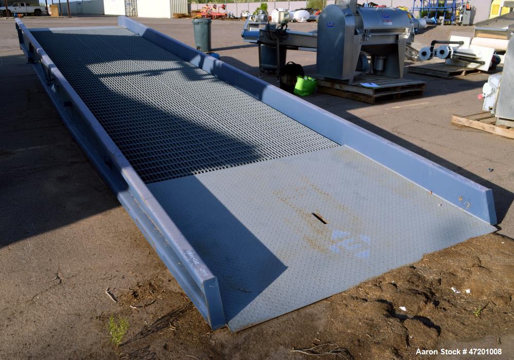 Used Bluff Manufacturing Portable Steel Yard Ramp, Model 20SYS8430, C