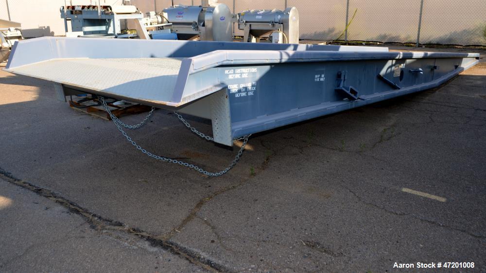 Used Bluff Manufacturing Portable Steel Yard Ramp, Model 20SYS8430, C