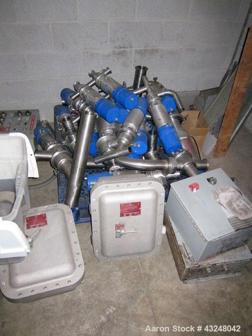 UsedQty (5) APV P Series air operated single seat sanitary valve, 316