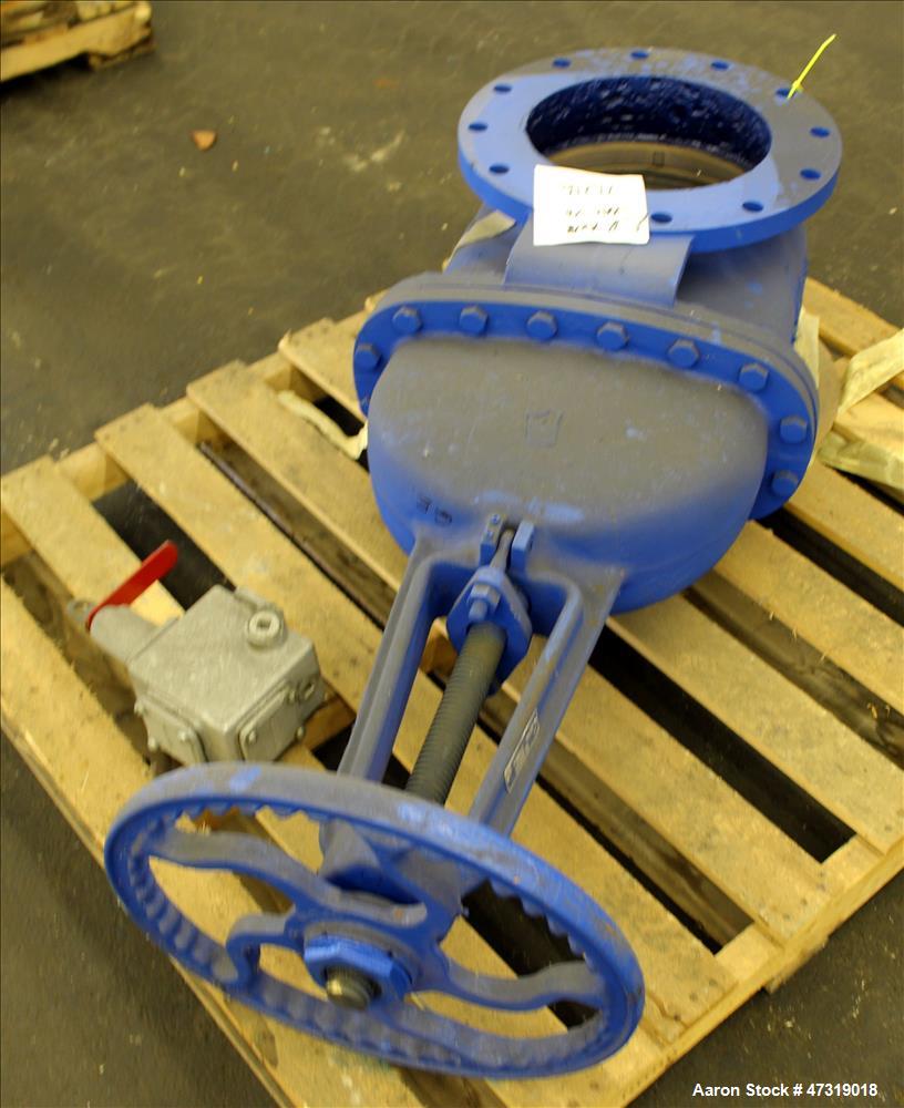 Used Crane Manual Gate Valve, 12" Diameter, Class 125, Carbon Steel.