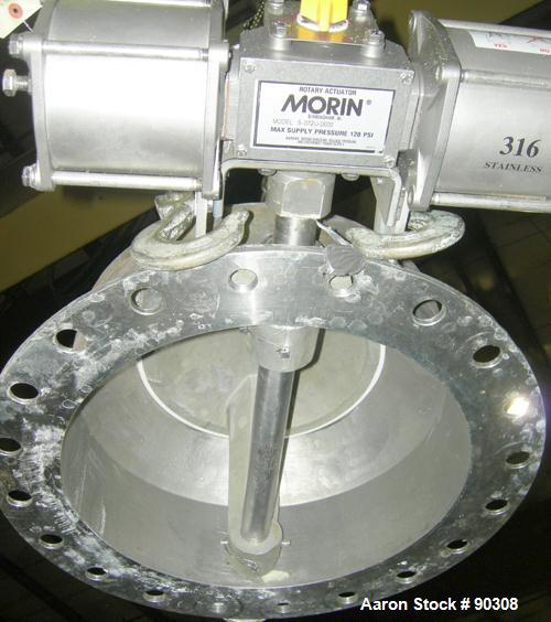 USED- Gemco 12" Cast GTV Spherical Valve, 316 stainless steel housing