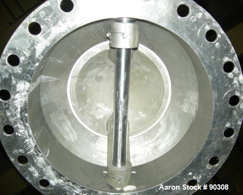 USED- Gemco 12" Cast GTV Spherical Valve, 316 stainless steel housing