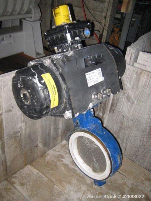 Unused- Keystone 8" Diameter Butterfly Valve, Model 990. 316 Stainles
