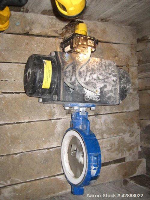 Unused- Keystone 8" Diameter Butterfly Valve, Model 990. 316 Stainles