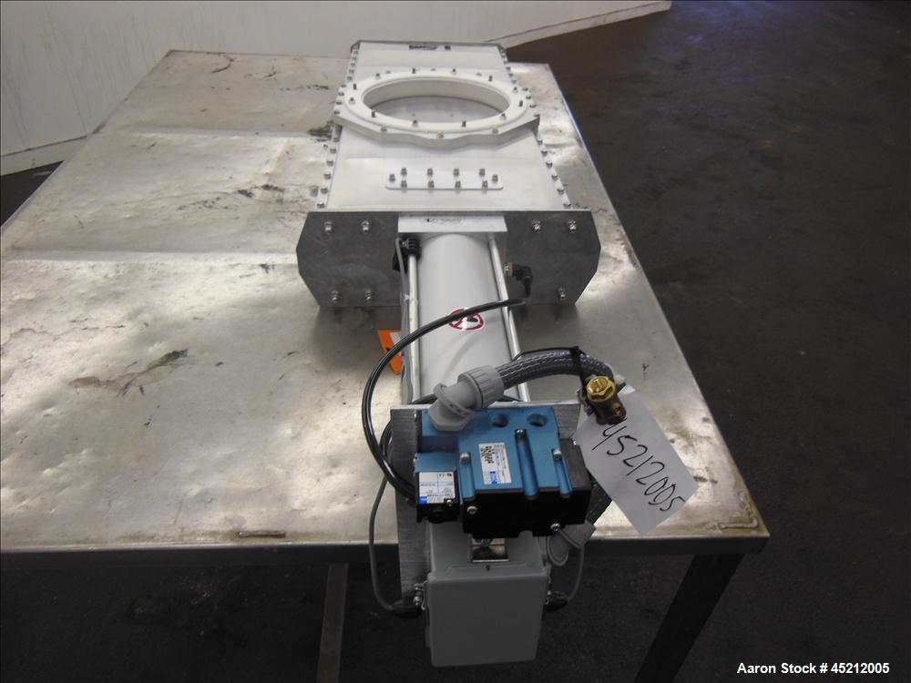 Unused- Salina Vortex Quantum Series Pneumatic Orifice Gate Valve, Mo