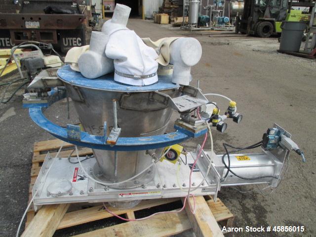 UsedVortex 8" Slide Gate Valve, Model QS-FA10-MG-WS1. Pneumatically o