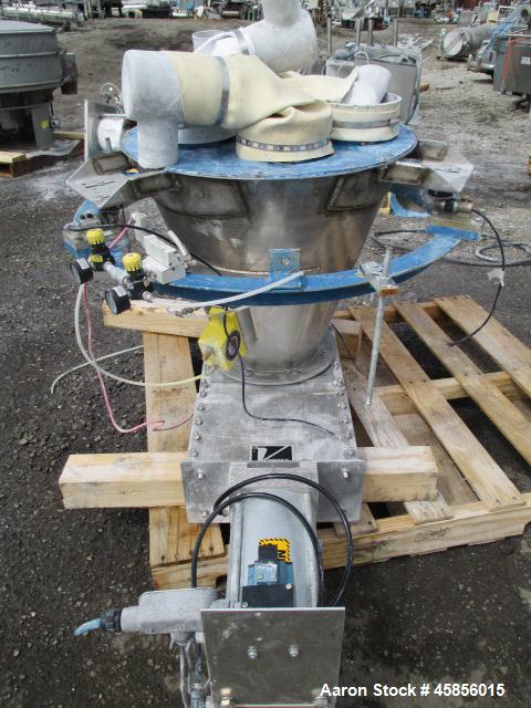 UsedVortex 8" Slide Gate Valve, Model QS-FA10-MG-WS1. Pneumatically o