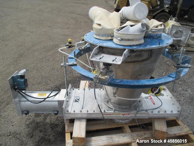 UsedVortex 8" Slide Gate Valve, Model QS-FA10-MG-WS1. Pneumatically o