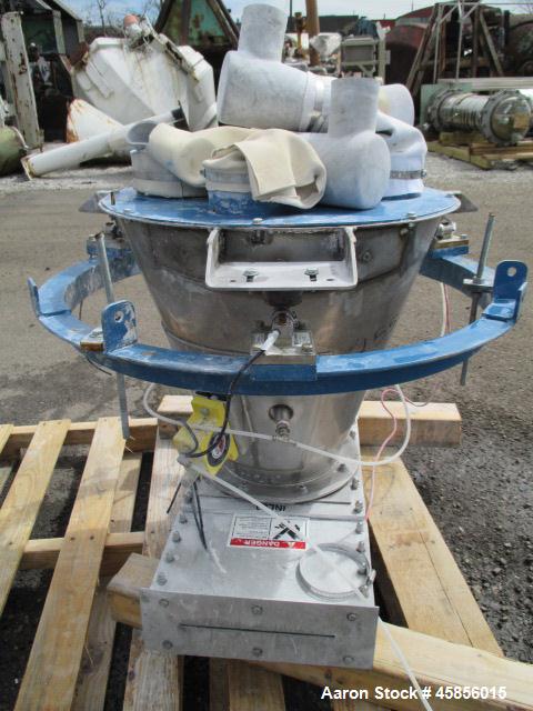 UsedVortex 8" Slide Gate Valve, Model QS-FA10-MG-WS1. Pneumatically o