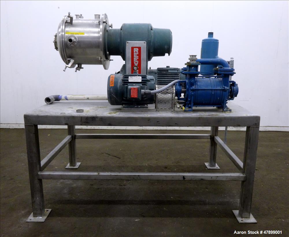 Used Cornell Machine Versator, Model D16, 316 Stainless Steel. 16" di