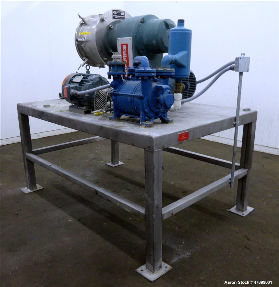 Used Cornell Machine Versator, Model D16, 316 Stainless Steel. 16" di