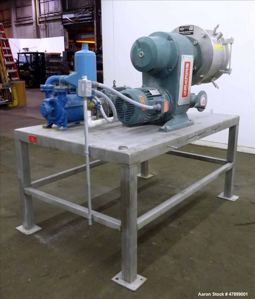 Used Cornell Machine Versator, Model D16, 316 Stainless Steel. 16" di