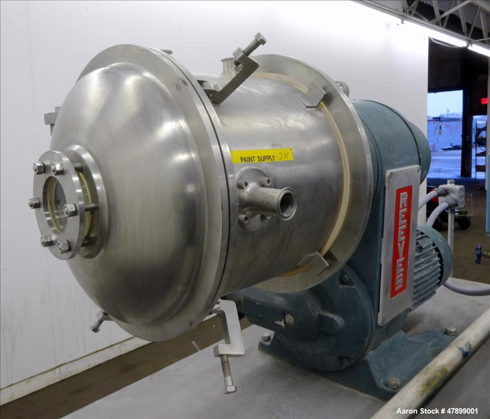 Used Cornell Machine Versator, Model D16, 316 Stainless Steel. 16" di