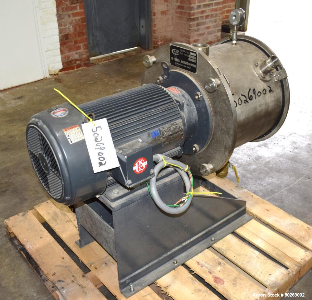 Used Cornell Versator, Model D-16, Stainless Steel. 16" Diameter disc