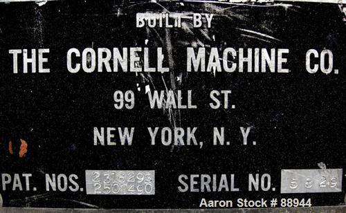 Used Cornell Versator, Model D-16, 316 Stainless Steel. 16" Diameter