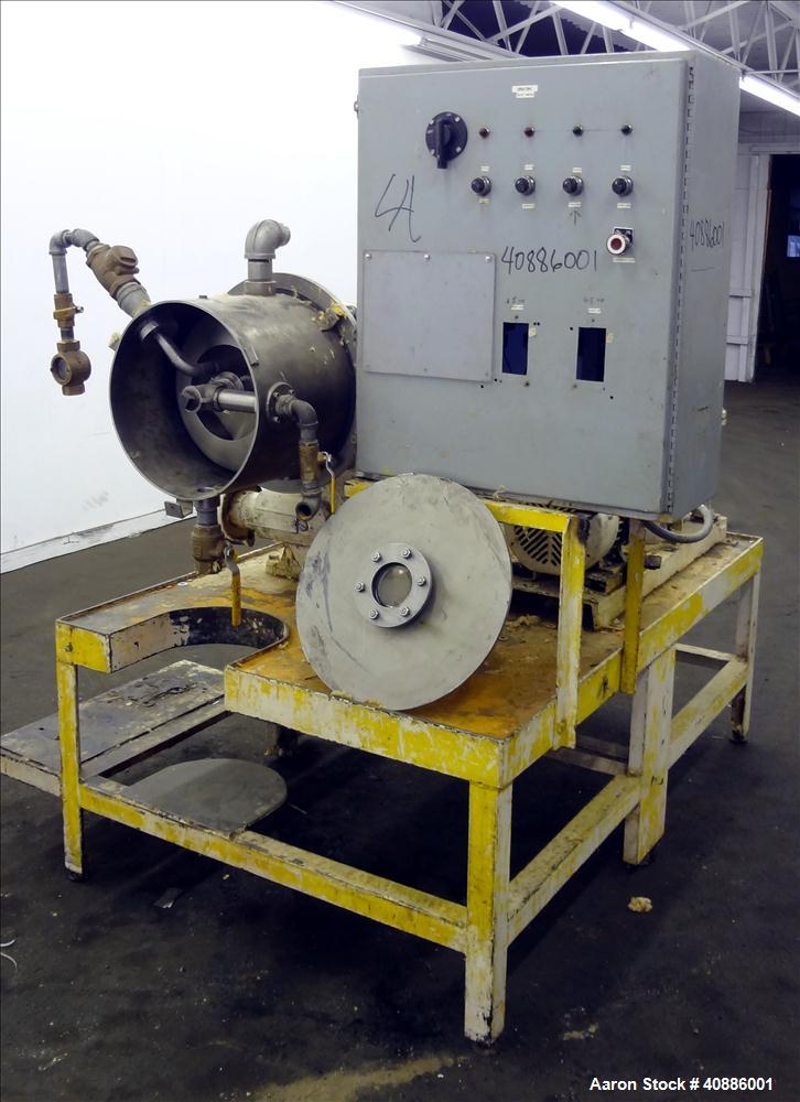 Used- Cornell Versator, Model D16, 316 Stainless Steel. 16" diameter