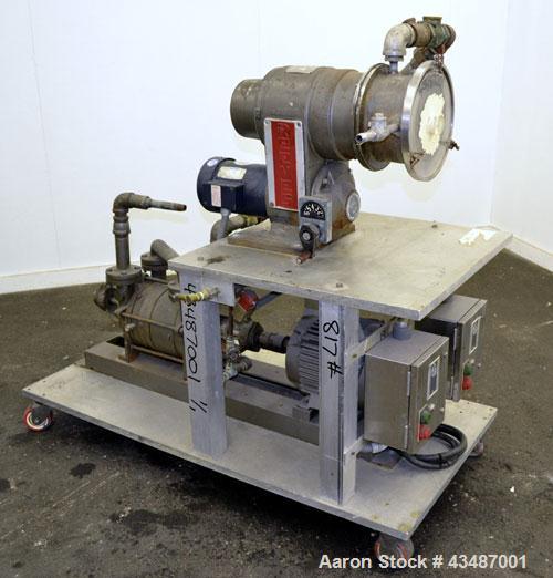 Used Cornell Machine Versator, Model D-8, 316 Stainless Steel. 8" Dia