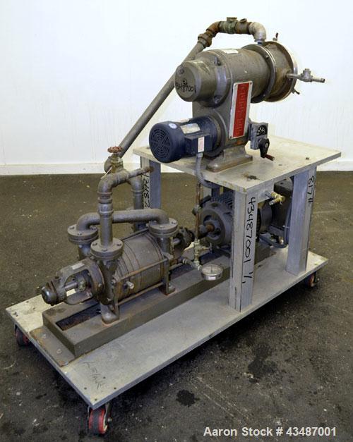 Used Cornell Machine Versator, Model D-8, 316 Stainless Steel. 8" Dia