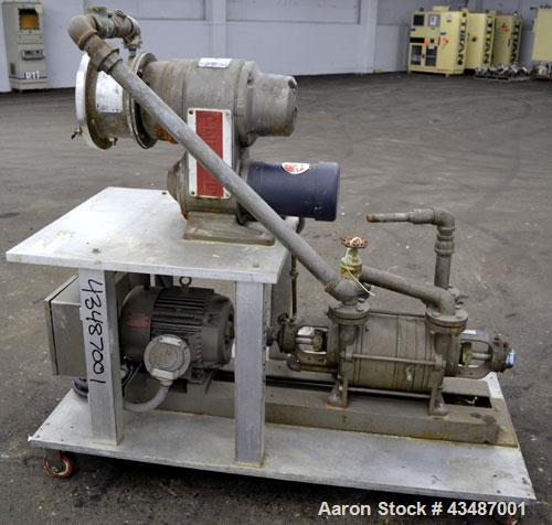 Used Cornell Machine Versator, Model D-8, 316 Stainless Steel. 8" Dia