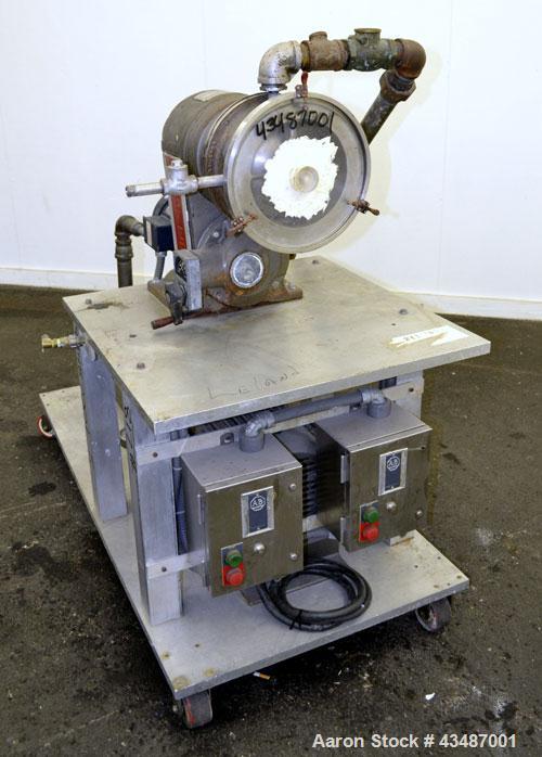 Used Cornell Machine Versator, Model D-8, 316 Stainless Steel. 8" Dia