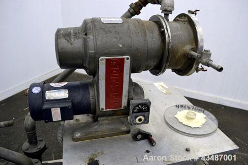 Used Cornell Machine Versator, Model D-8, 316 Stainless Steel. 8" Dia