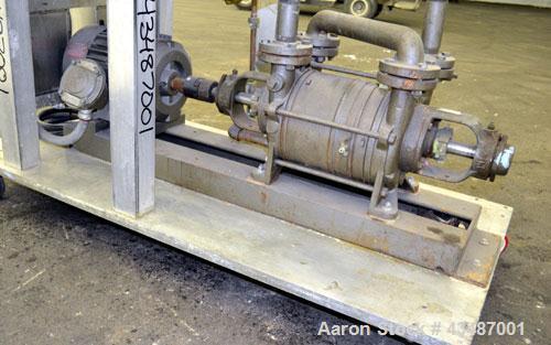 Used Cornell Machine Versator, Model D-8, 316 Stainless Steel. 8" Dia