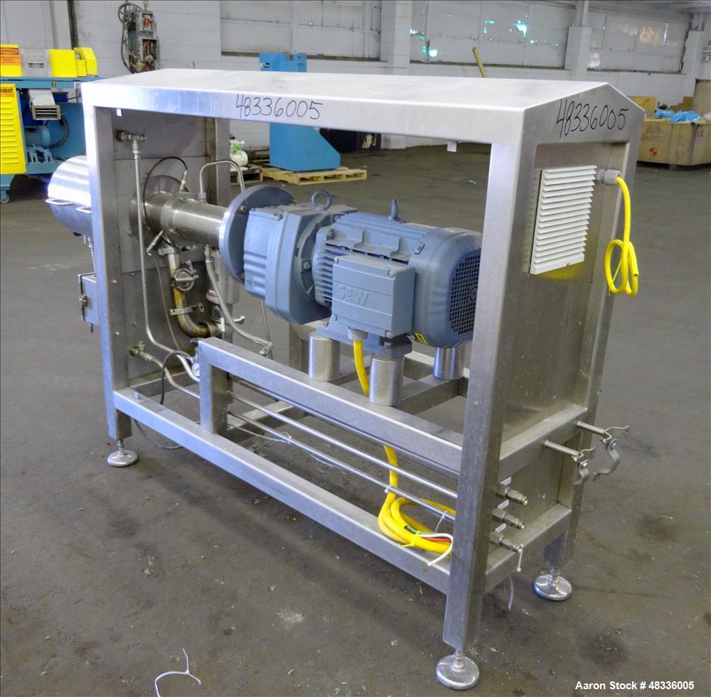 Used Tanis Food Tech Rotoplus Continuous Aerator, Model RP3000, 316 S