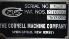 Used- Cornell Versator, Model D-16, Stainless Ste